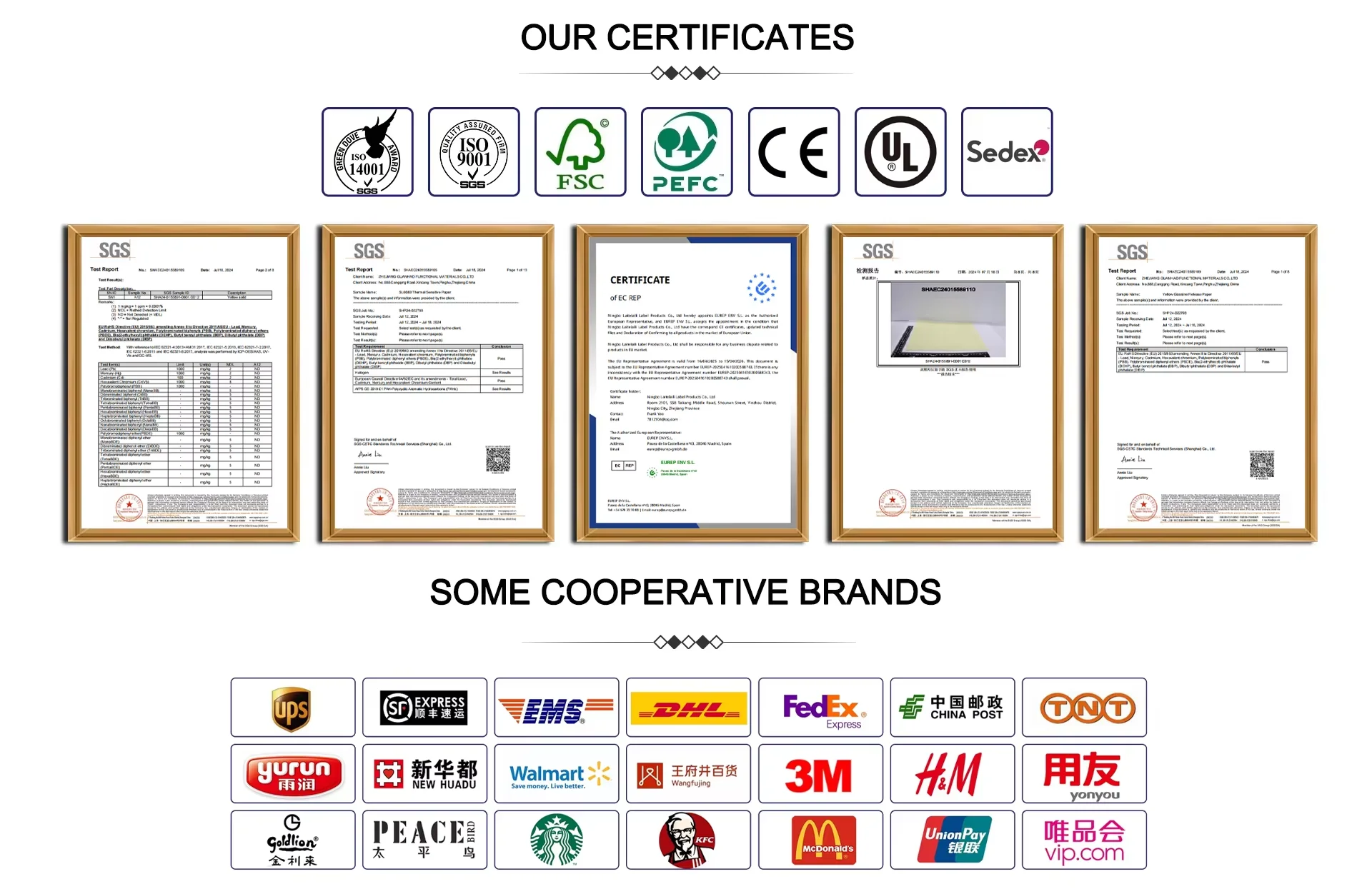 Waterproof Adhesive Sticker Factory Customizable Color Thermal Round ...