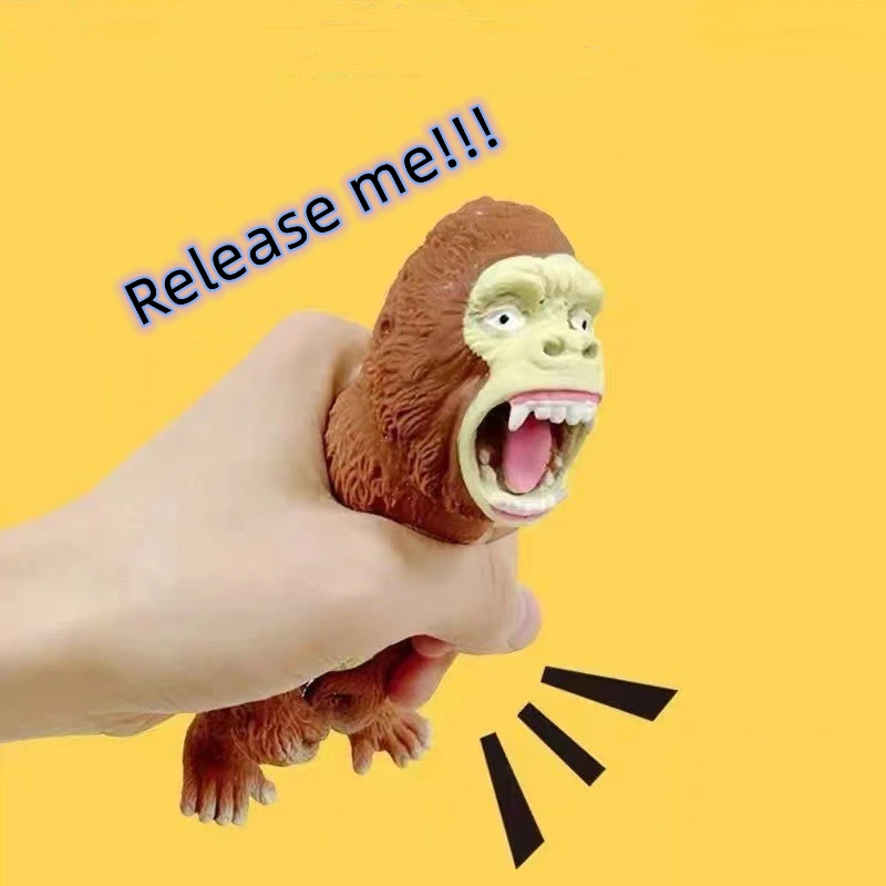 Custom Novelty Squishy Monkey Decompression Funny Squishy Toy Fidget ...