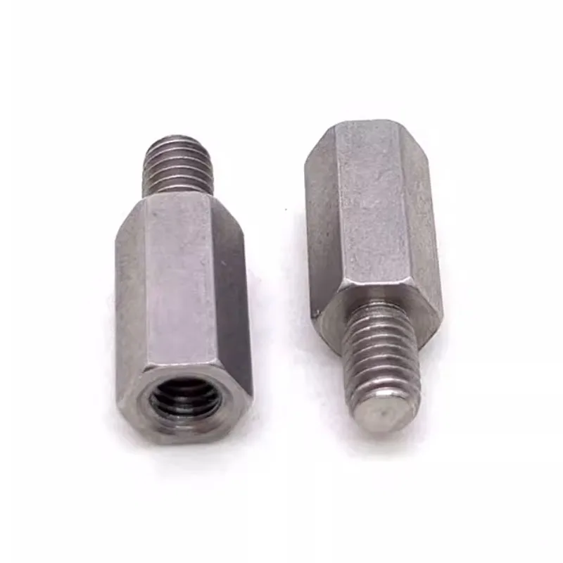 304 stainless steel hexagonal male and female screw column hexagonal ...