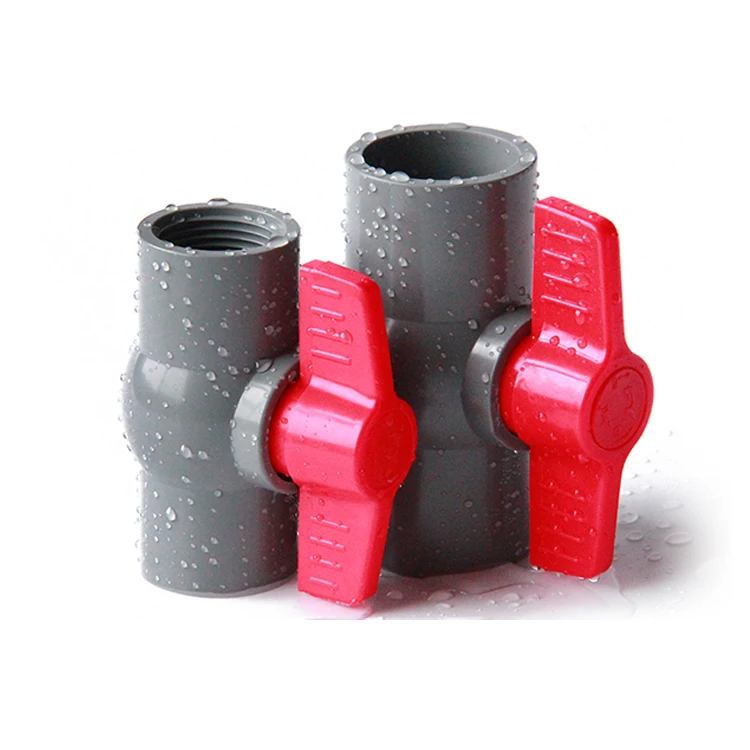 agricultural drip irrigation pvc stainless ball valve plastic fitting ...