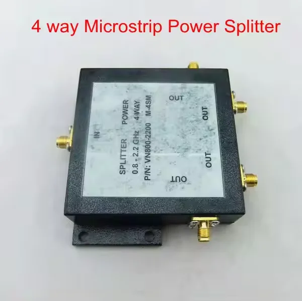 High Quality Rf 4 Way Wilkinson Power Divider/splitter (sma 800-2200mhz ...