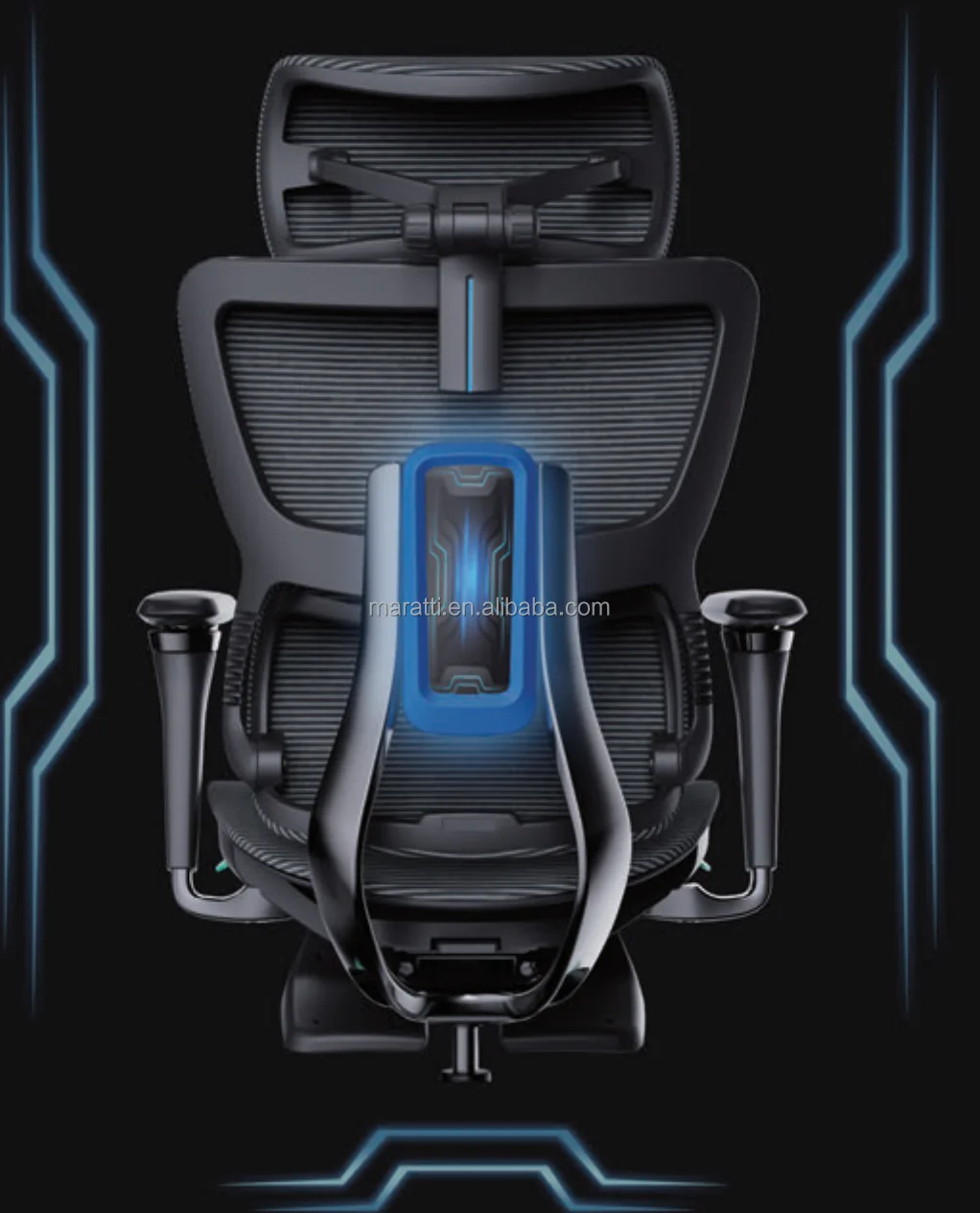 All Mesh Office Chair Design Ergonometric Design High Back Ergonom ...