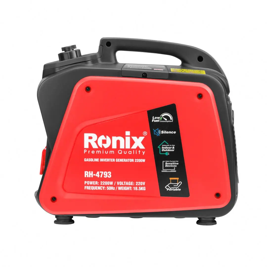 Ronix Rh-4793 Small Generator Portable Dc 220v 2200w 4.1l Petrol ...