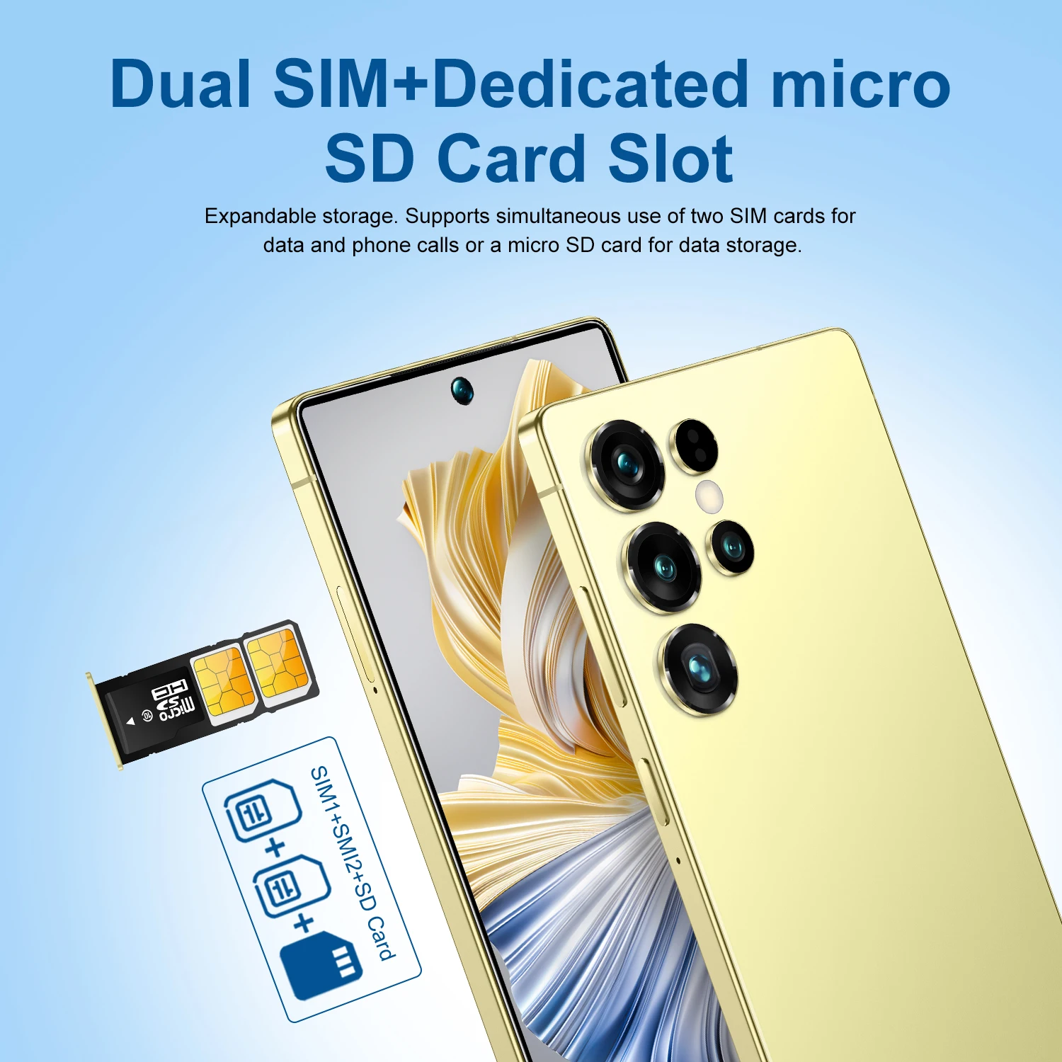 Cellphone Original S25 Ultra 16GB+1TB Smartphone 7inch Unlocked dual ...