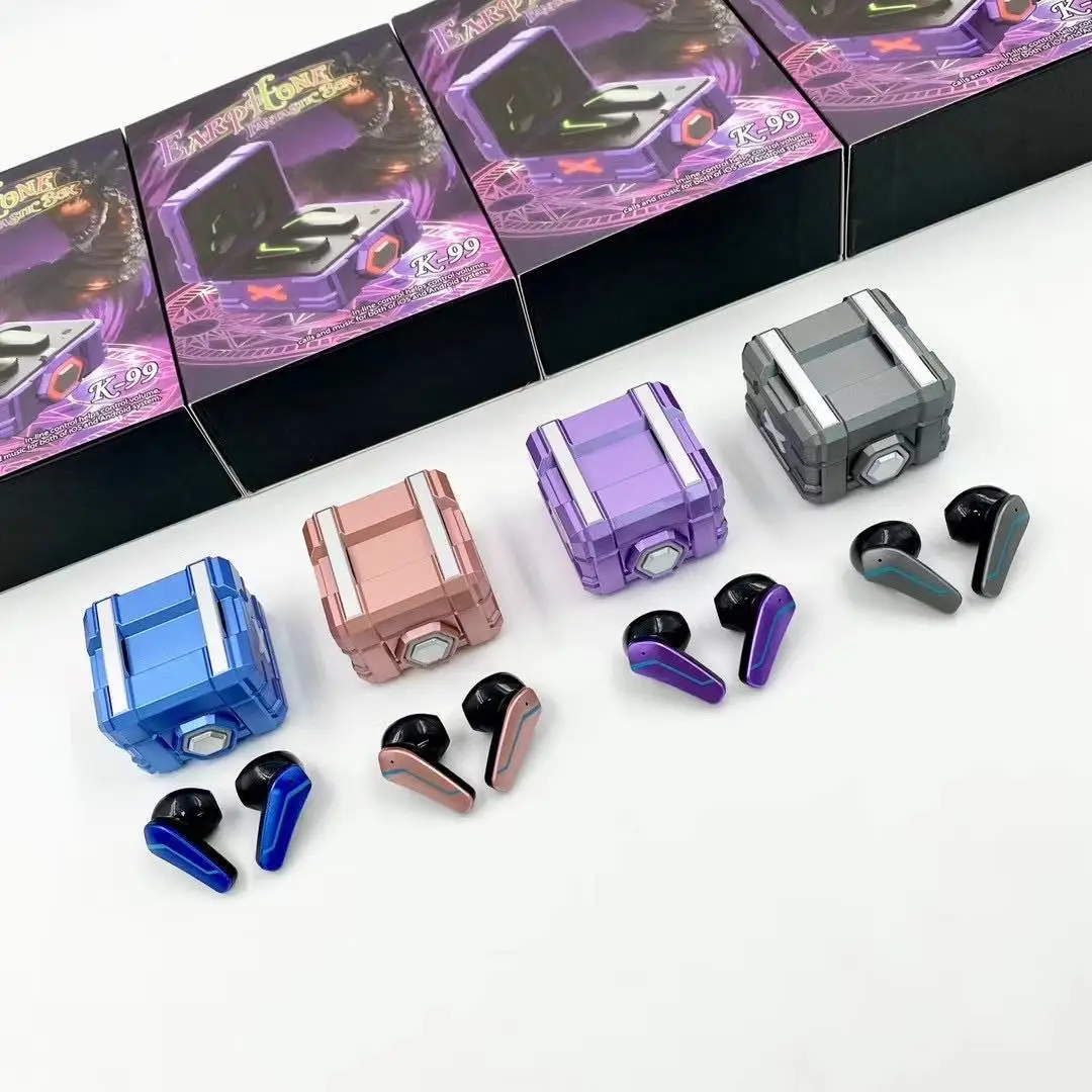 Original K99 Tws Mini True Stereo Wireless Earphones Sports Gaming Headsets Bt5.3 Rgb Low ...