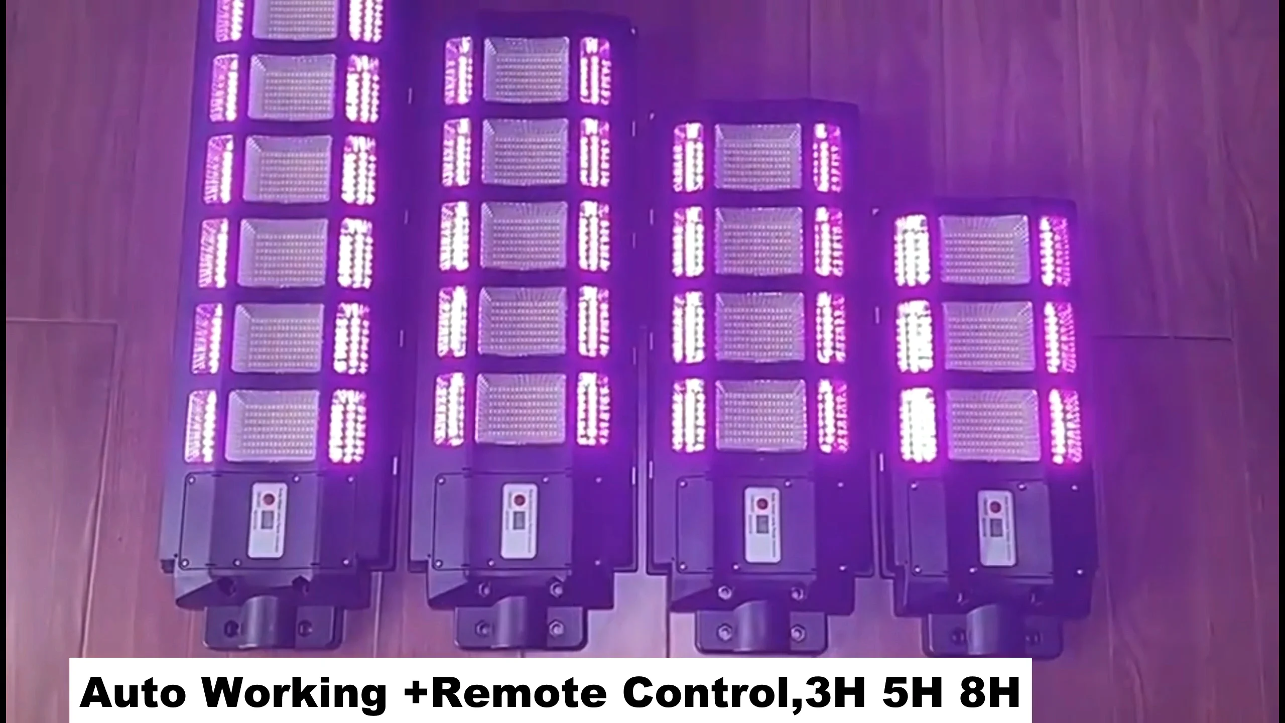 Outdoor Rgb Solar Powered Garden Wall Radar Sensor Light 90w 120w 150w ...