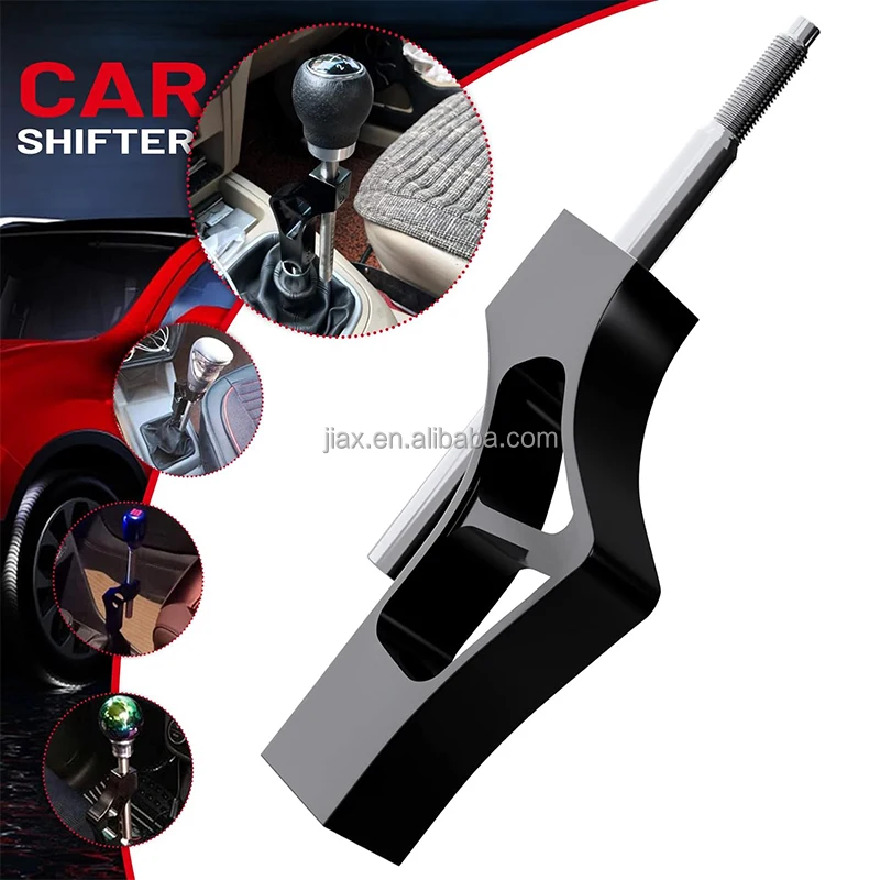 Adjustable Height JDM Shift Knob Lever Extension Customizable Logo Car ...