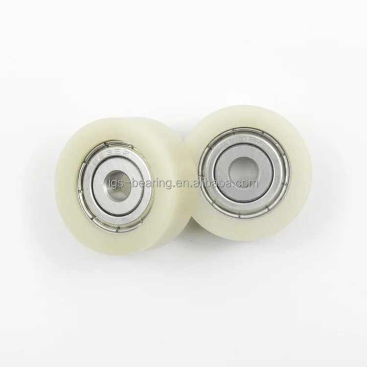 Sliding Window Roller Wheel 5*24.5*9.6 Mm Plastic Pulley With Stainless ...