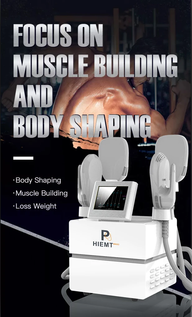 4 Handles Ems Hiemt Sculpt Portable Muscle Stimulator Culpting Body ...