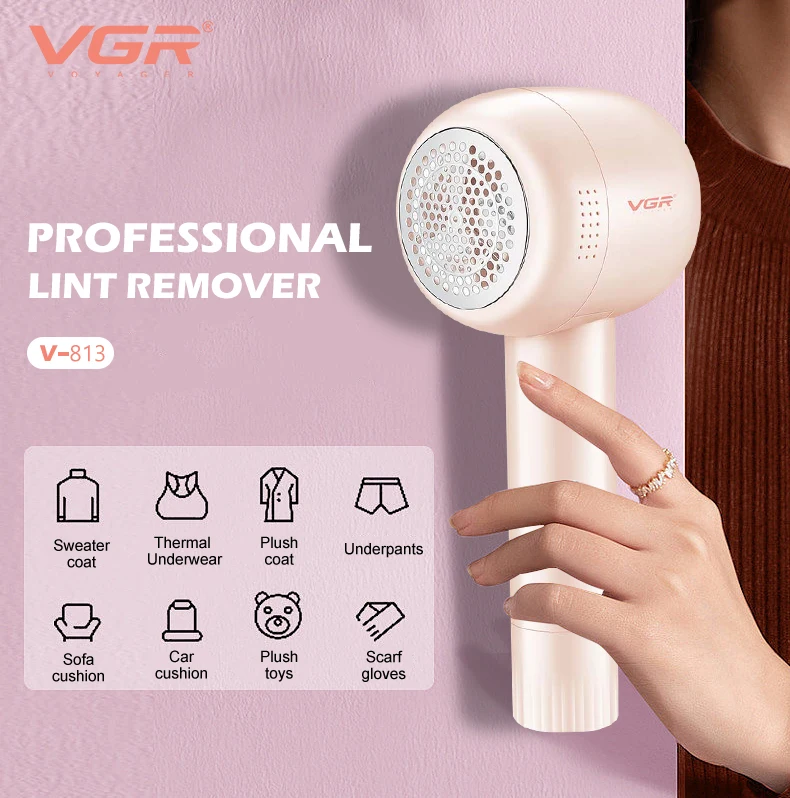 Vgr V-813 Portable Cloth Fabric Ball Shaver Electric Professional Lint Remover Rechargeable ...