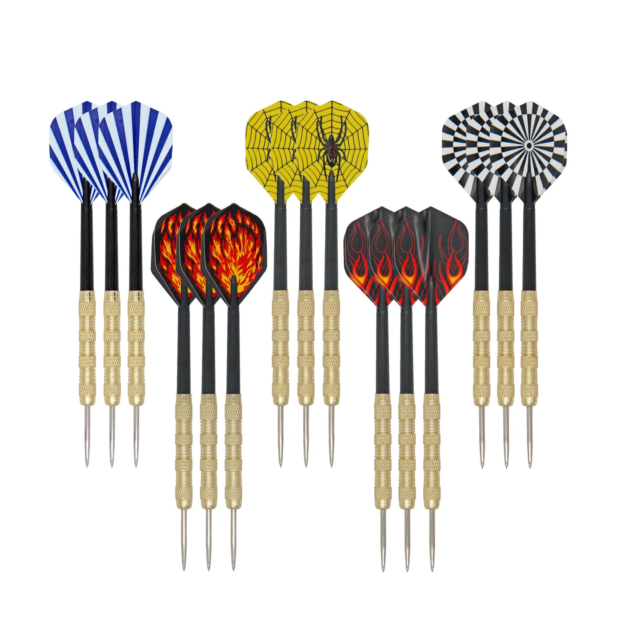 Multiple Styles Darts Flights free combination14g Brass Iron Dart Set ...