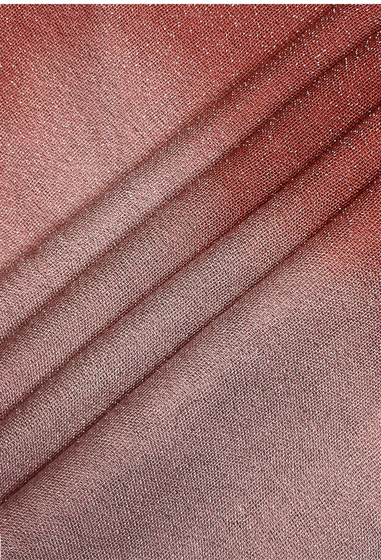 Ethnic Shiny Glitter Dot Viscose Hijab Cotton Shawl Gradient Bandana ...