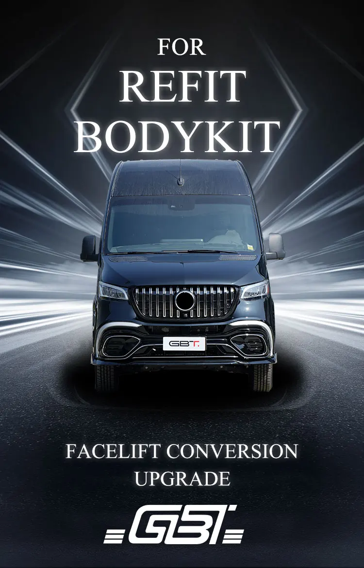 Gbt 2024 Mercedes Sprinter W906 To W907 Model Bumper Headlight Parts ...