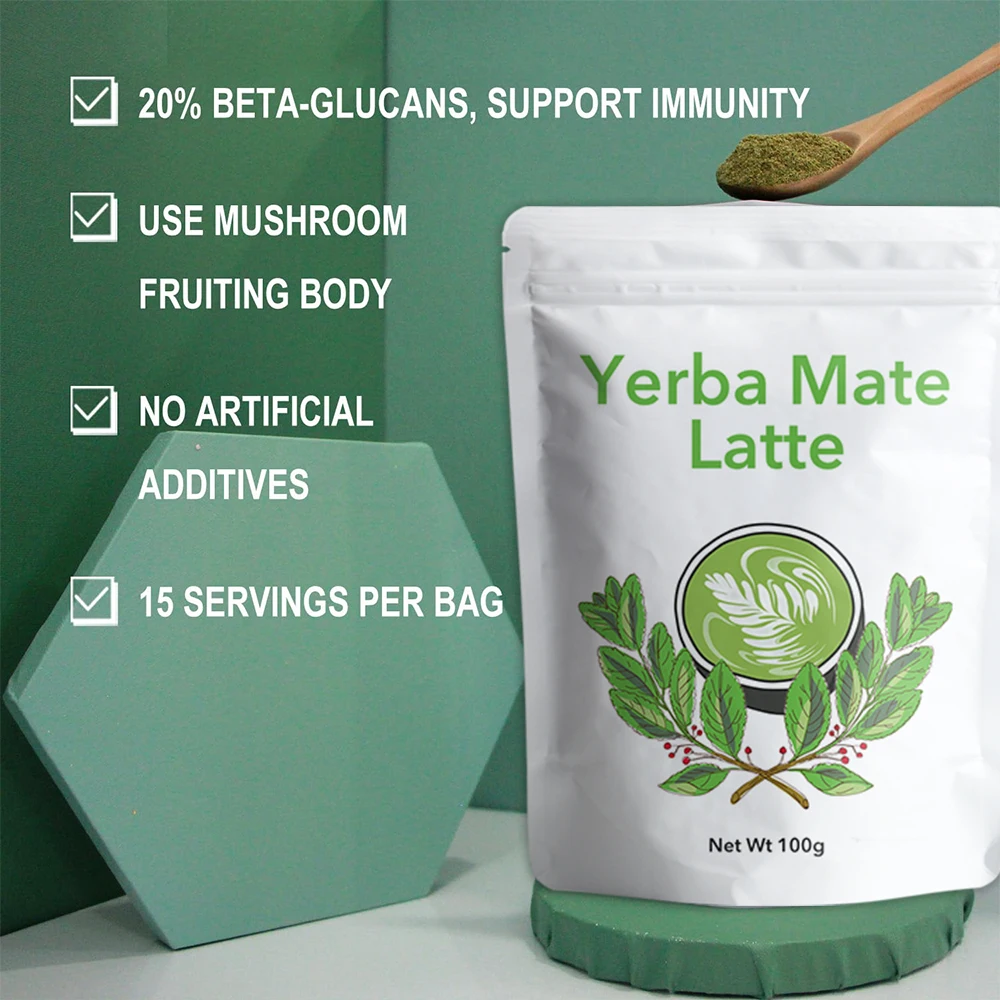 Yerba Mate Instant Latte - Ksorganic Mushroom Extracts