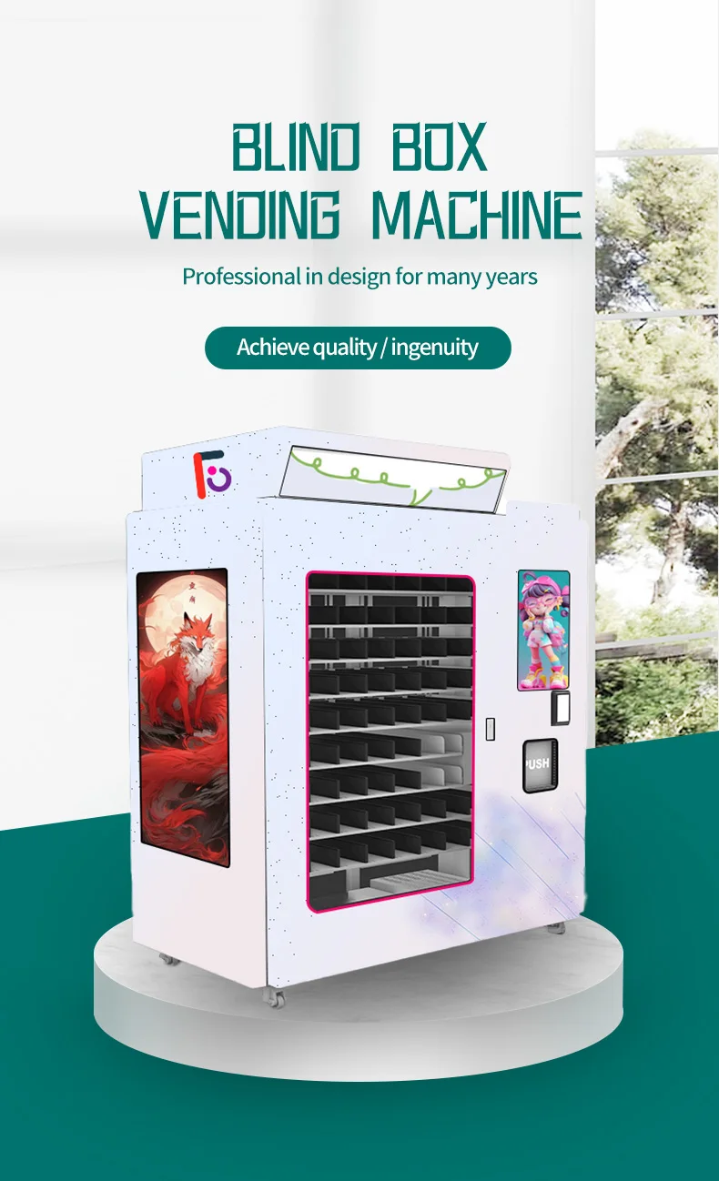 Customized Retail Kiosk Vending Machine Doll Lucky Blind Box New ...