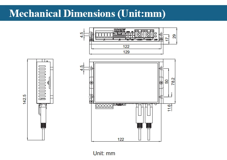 Moons Rs485 2 Phase Stepper Motor Driver 2 Phase Nema24 34 Stepper Motor Driver Modbus Rtu Stf10 ...