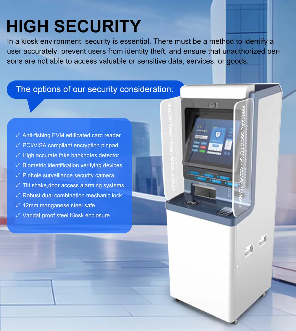 Hotel Self Service Kiosk All In One Payment Machine Cinema Ticket ...