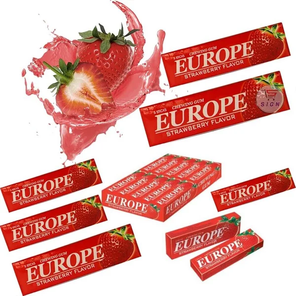 Wholesale Custom Sweet Fruit Stick Europe Chewing Gum Manufacturers ...
