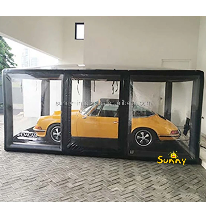 Outdoor Transparent Mobile Inflatable Car Booth Tent