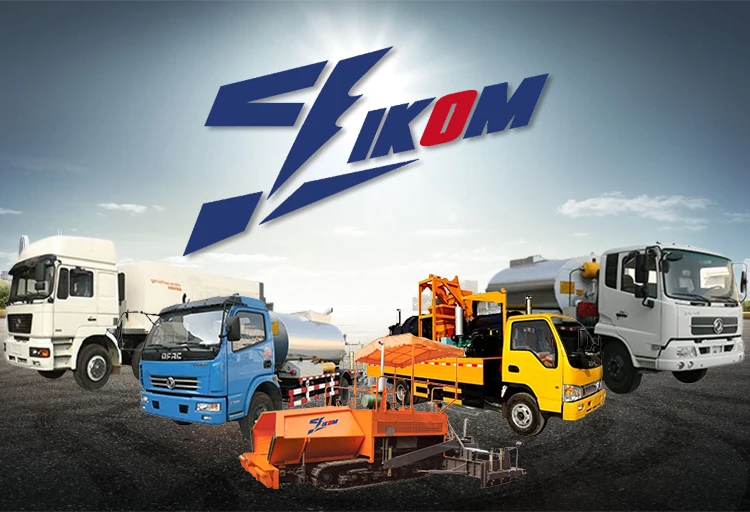 IKOM Mini Type Micro Surfacing Slurry Sealing Paver Machine for Sale