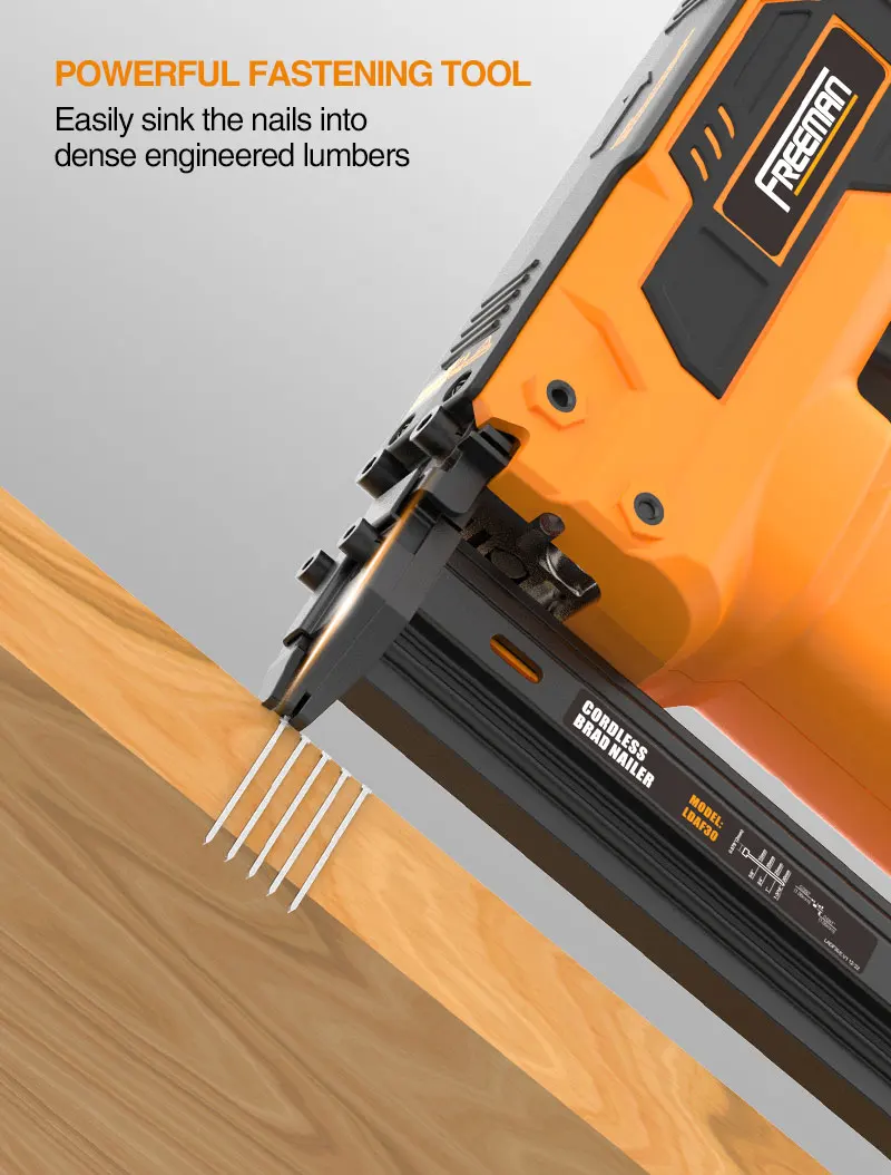 Freeman 18 Gauge Cordless Brad Nailer - 20V Power & Precision