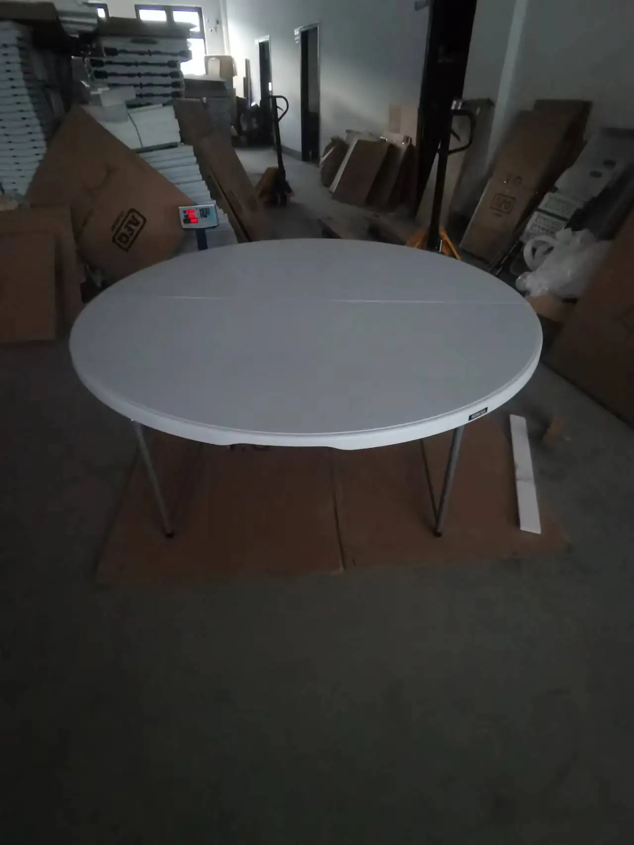 New Design 5ft Banquet Dining 60 Inch Folding Round Plastic Tables For ...