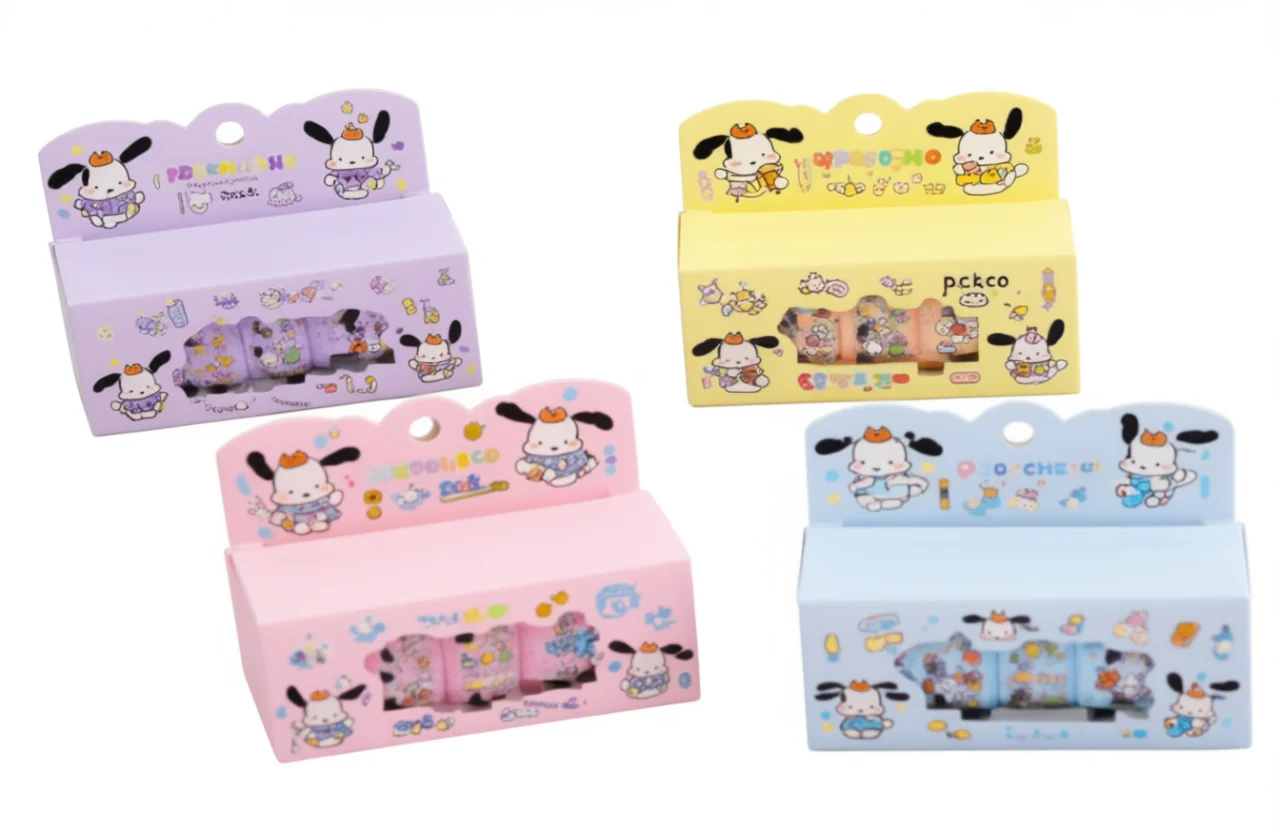 Pochacco Decorative Tape 4 Rolls Paper Adhesive Home Label Use| Alibaba.com