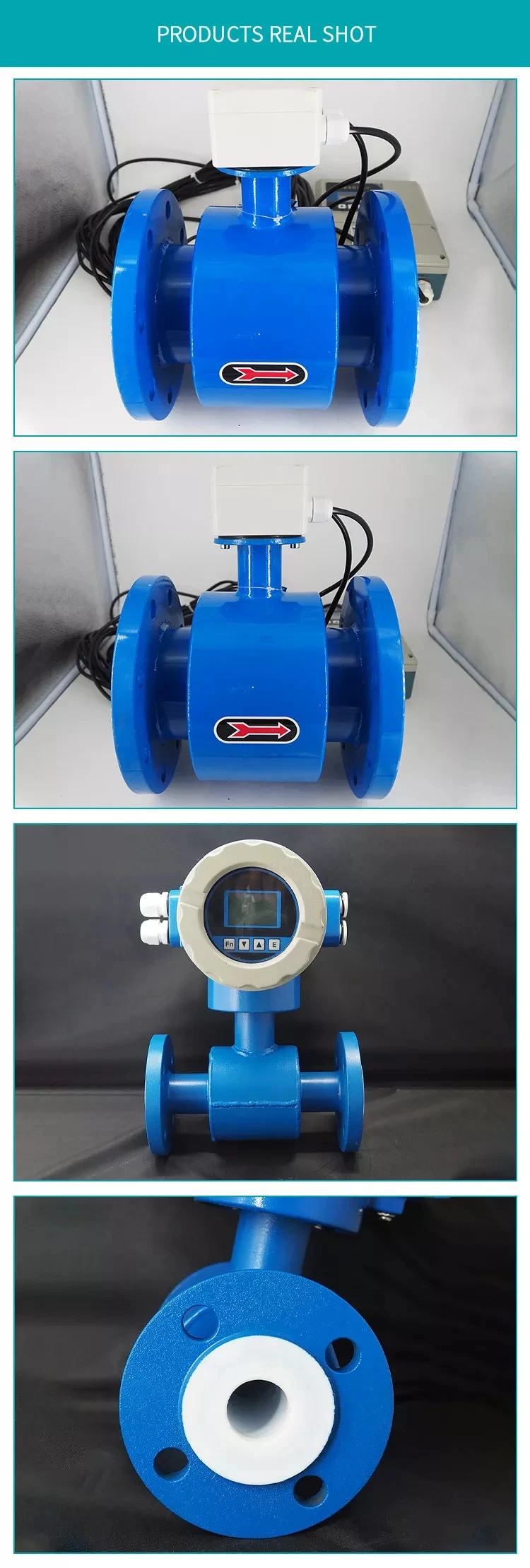 Split-type Electromagnetic Flowmeter Pipeline Flowmeter Single Display ...