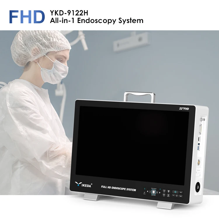 YKD-9122H Medical Nasal Endoscopes Camera and Led Light Source for ENT ...