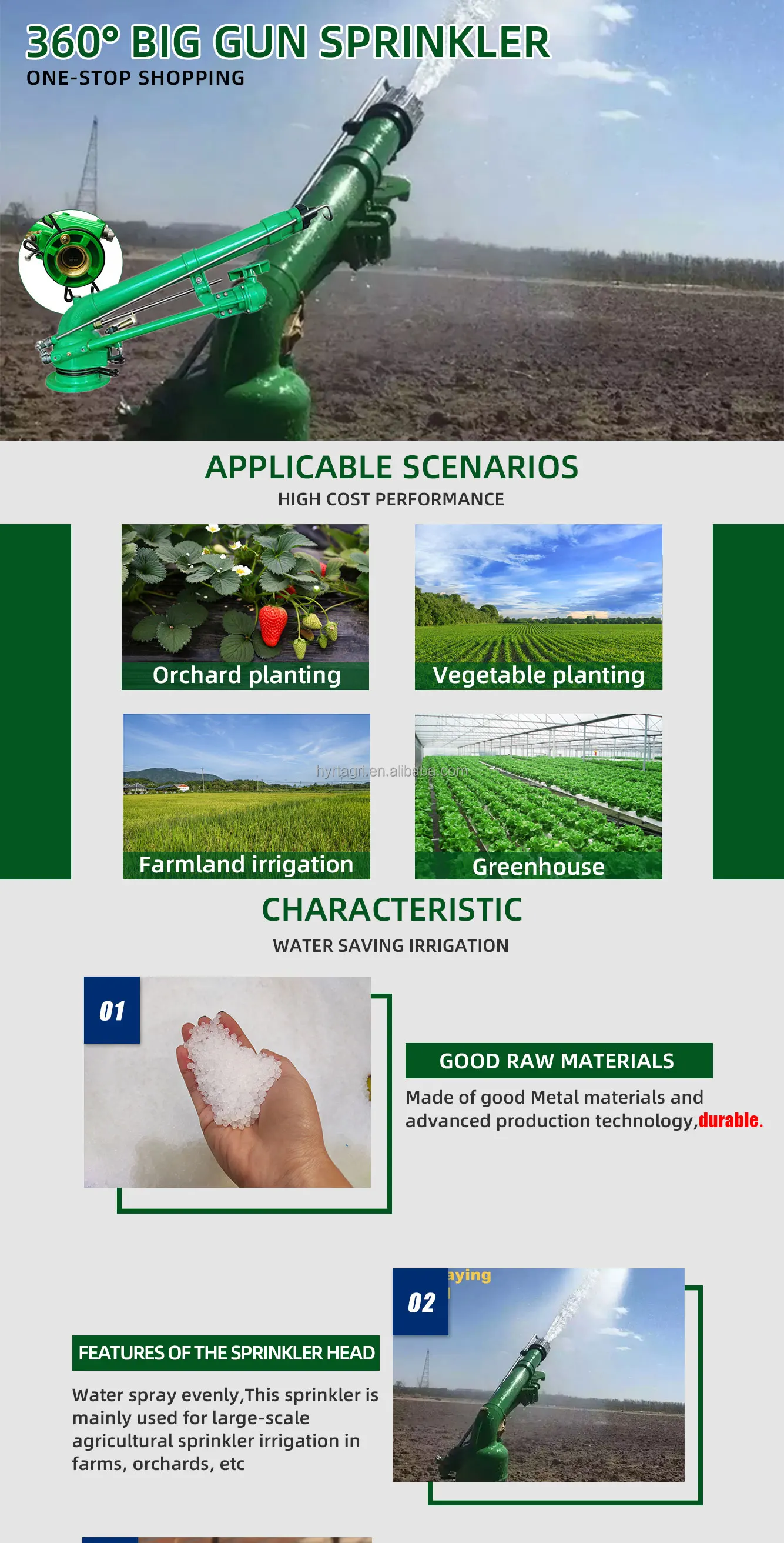 2 Inch Rain Gun P50 Long Distance Spray Rain Gun Sprinkler - Buy Rain ...