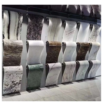 Flexible Super Ultra Thin Reinforced Natural Marble Sheets Stone Slabs ...