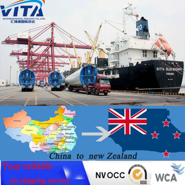 20ft 40hc Fcl Shipping Container Sea Freight From China To Auckland ...