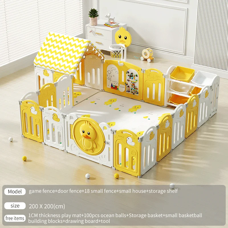 Safe and Stylish: Modern Design Indoor Playpen for Toddlers