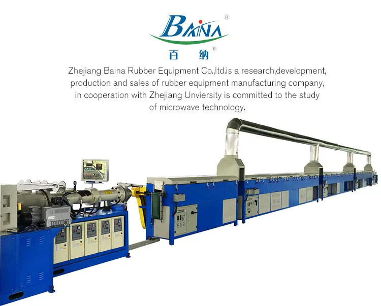 Chinese Famous Brand Rubber Extrusion Curing Production Line Rubber ...