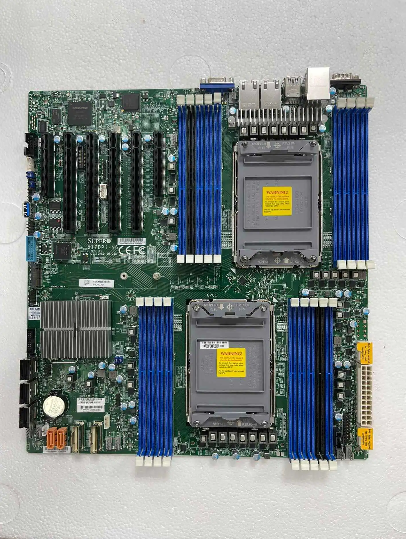 SUPERMICRO X12DPI-N6 LGA 4189 C621A Chipset E-ATX Server Motherboard ...