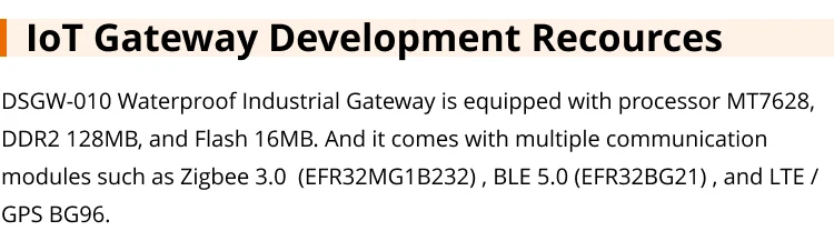 Dusun Waterproof Industrial Iot Gateway Bluetooth Low Energy Hub ...