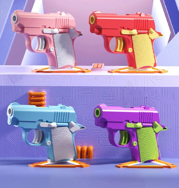 Hot Sale Mini M1911 Toy Gun With 3d Printed Gravity Fidget Kids Small ...
