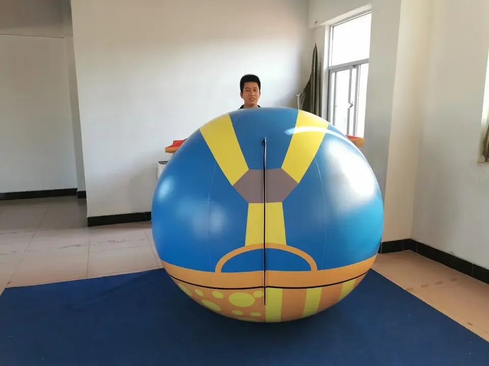 Beile Custom Popular Pvc Inflatable Double Layer Rolling Ball Suit ...