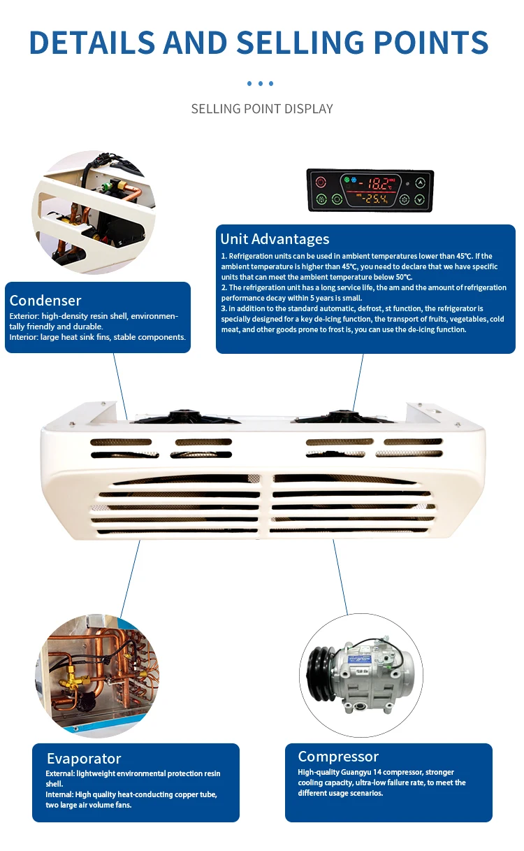 Reefer Unit For Box Truck Reefer Truck Refrigeration Unit Semi Trailer ...
