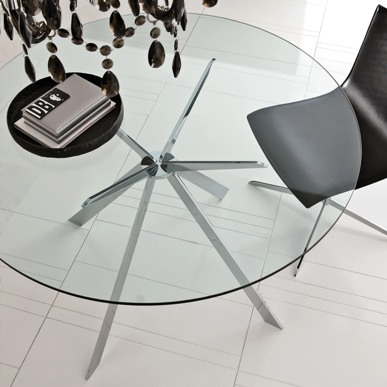 ALIVAR CUT Round Table Modern style special design dining table with ...