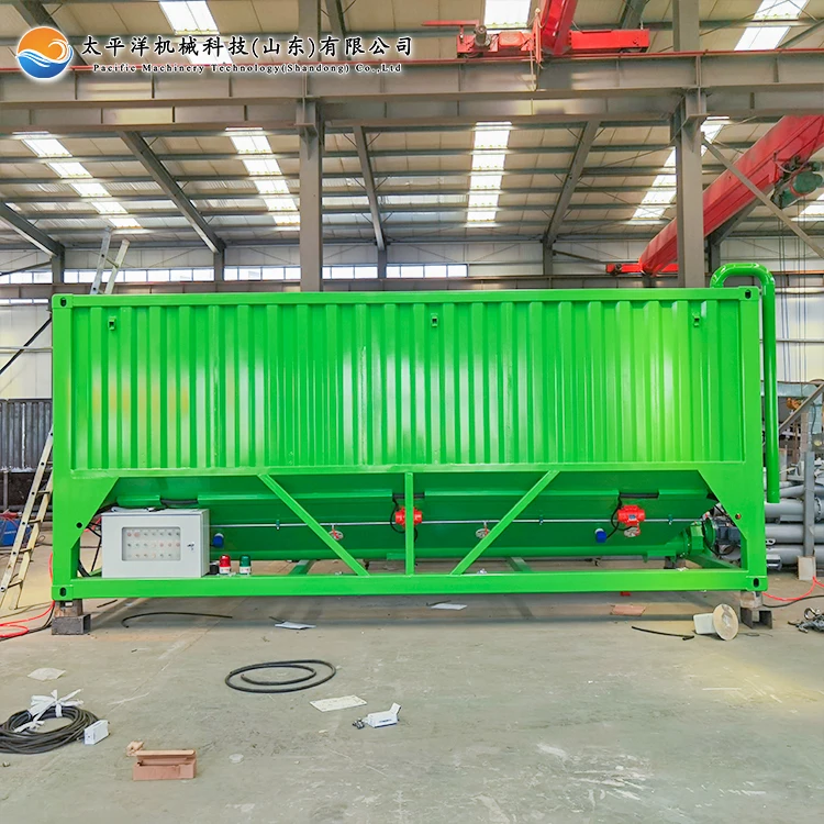 Full Automatic Portable Mobile Fly Ash Sand Steel Silo Horizontal ...