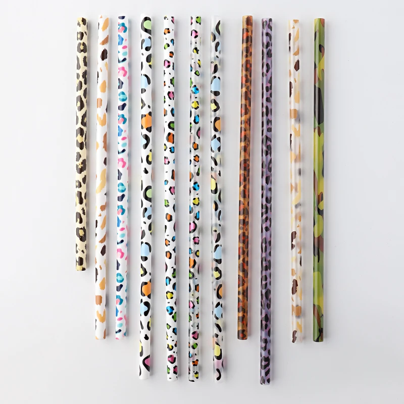 Colorful Custom Portable Popular Unique Printed Straws,Cool Reusable ...