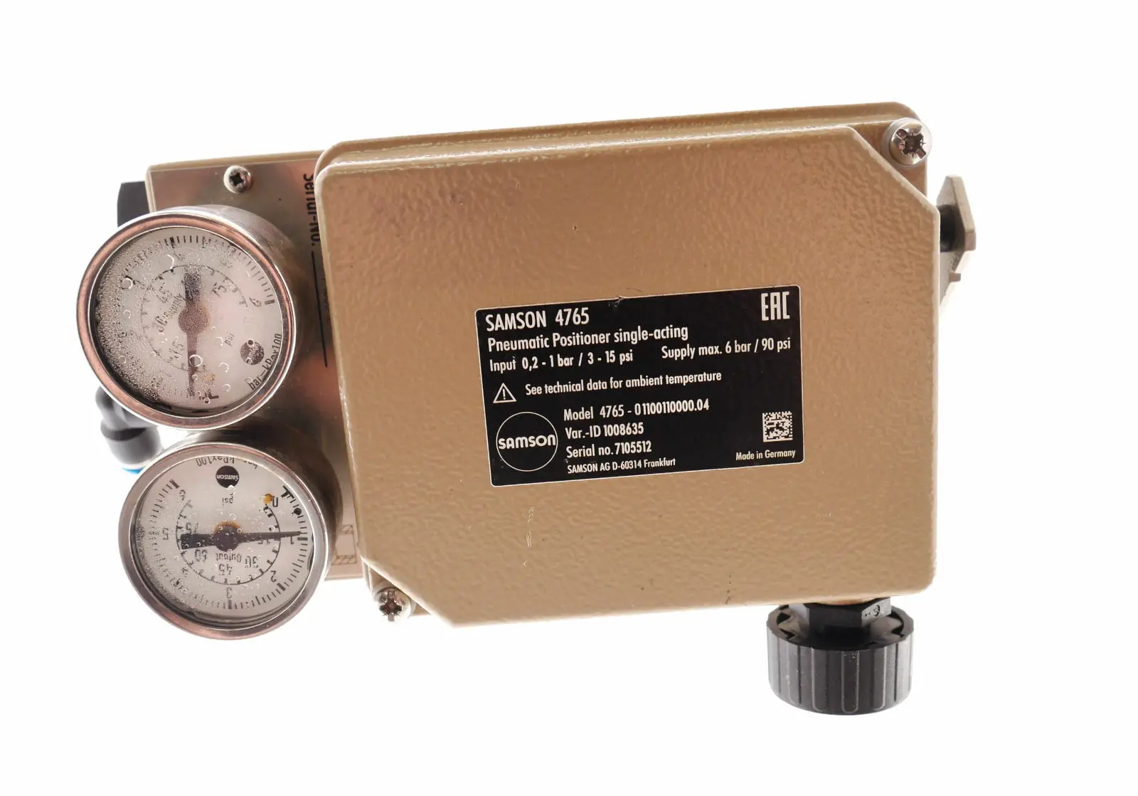 Warehouse Supplier Stock Flow Control Valve With Samson 3730-31 Valve ...