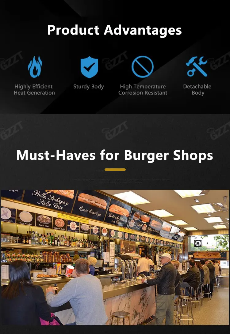 Efficient Temperature Uniform Fast Food Mcdonalds Chips Warmer
