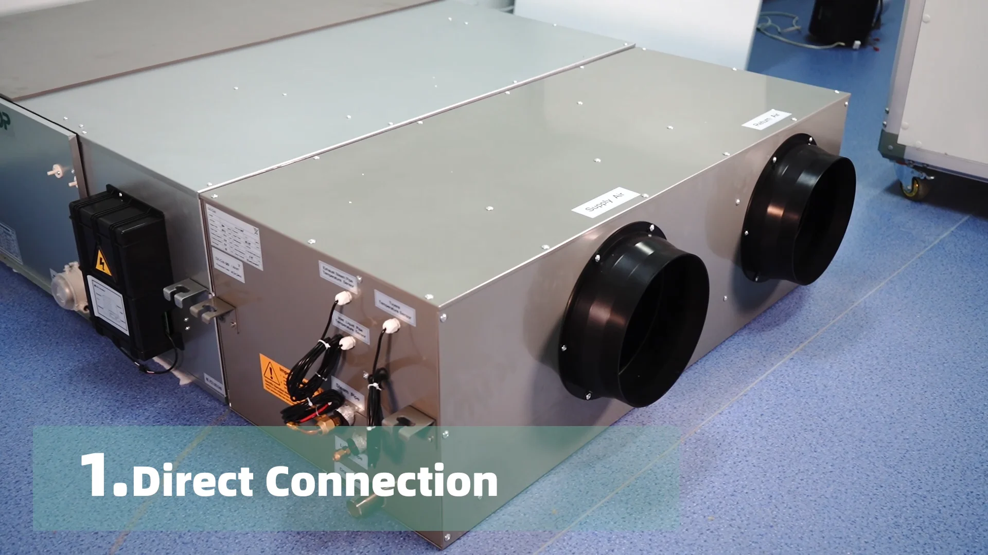 Home Air Heat Recuperator Cooling Unit Energy Recovery Ventilator ...