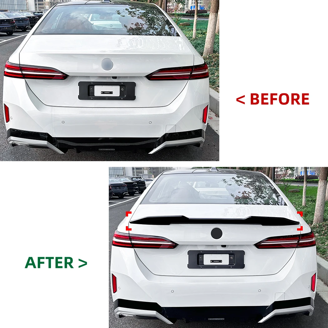 Glossy Black Psm Spoiler Wing Spoiler For Bmw Series 5 G60 2024+ 525i ...