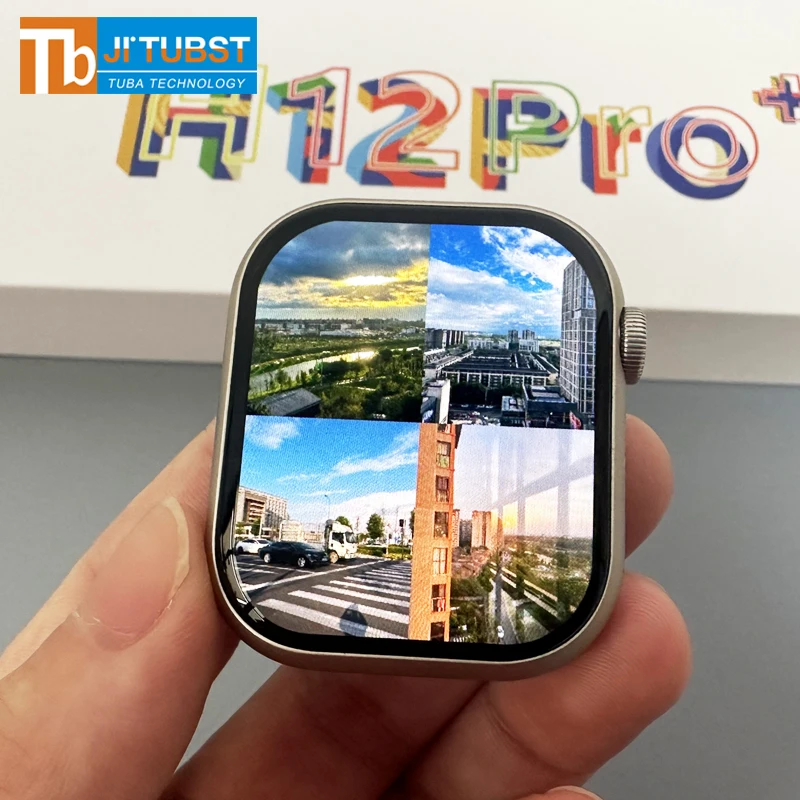 H12pro+ Smartwatch Amoled Local Music Memory Relogio Reloj Intelligente ...