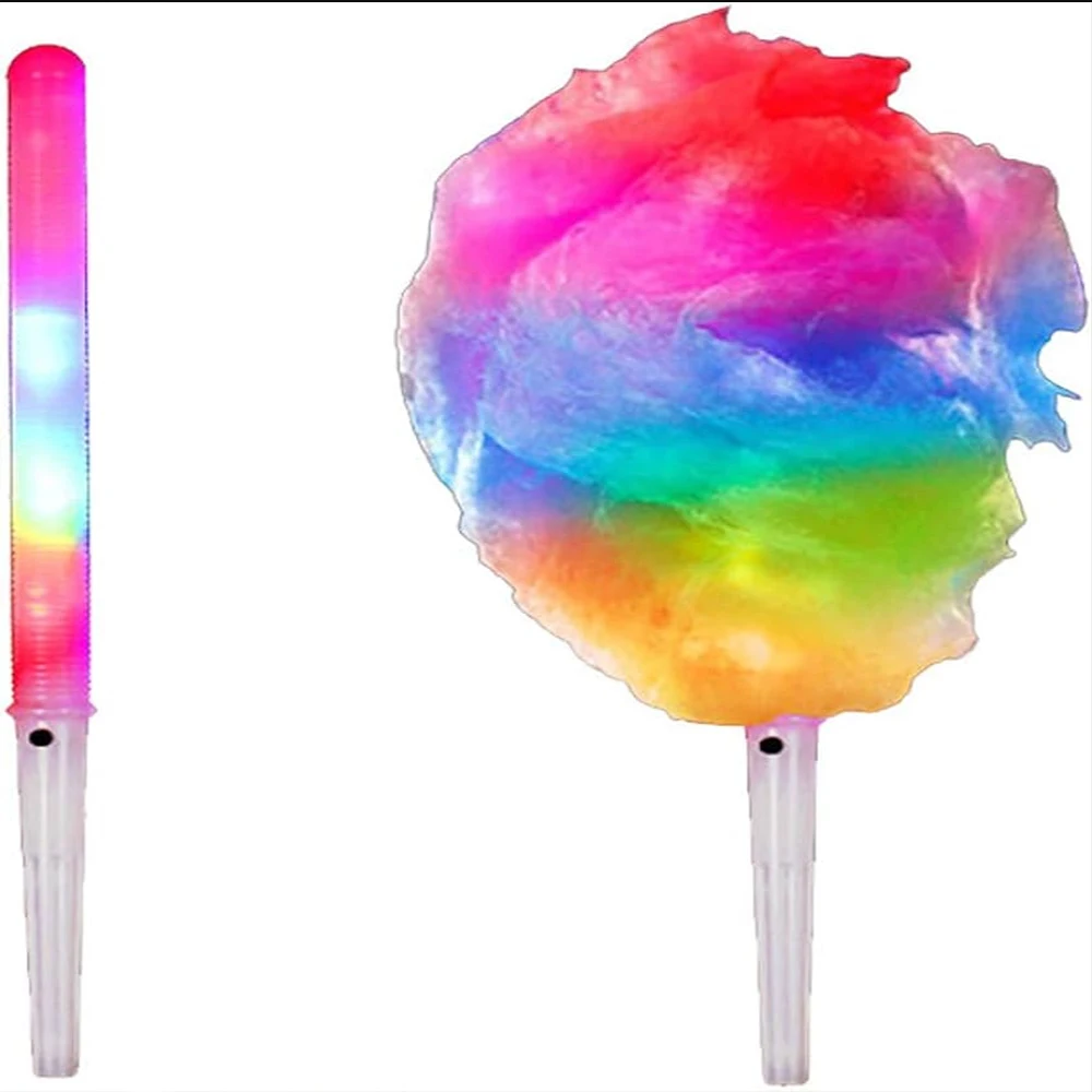 Whole Sales Led Glow 8 Flashing Modes Led Cotton Candy Cones Led Sticks ...