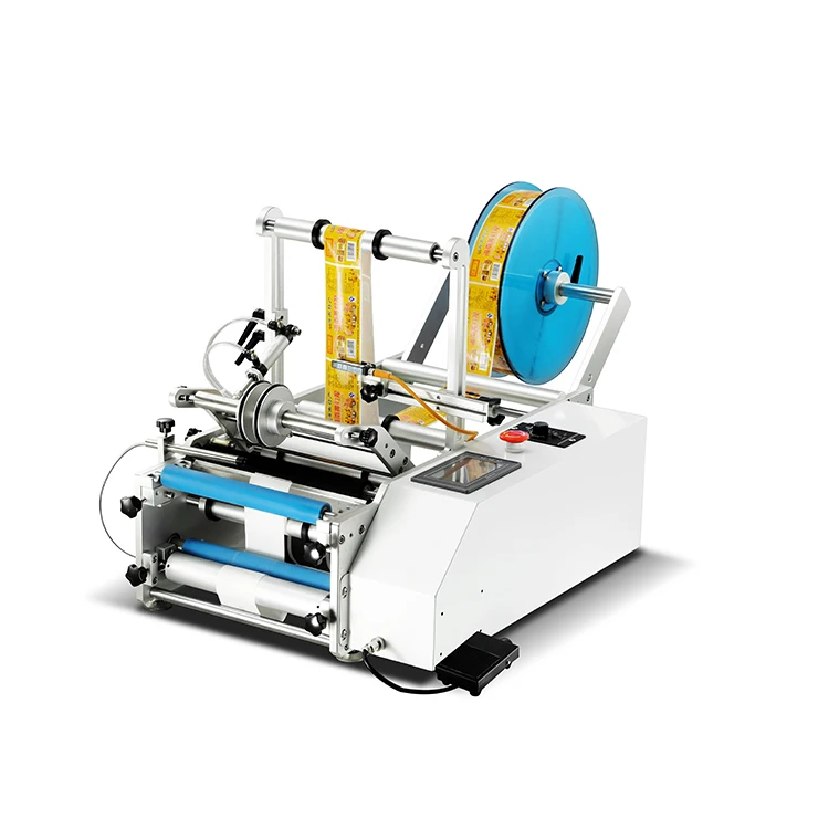 220v Table Top High Speed Barcode Adhesive Semi Auto Labeling Machine ...