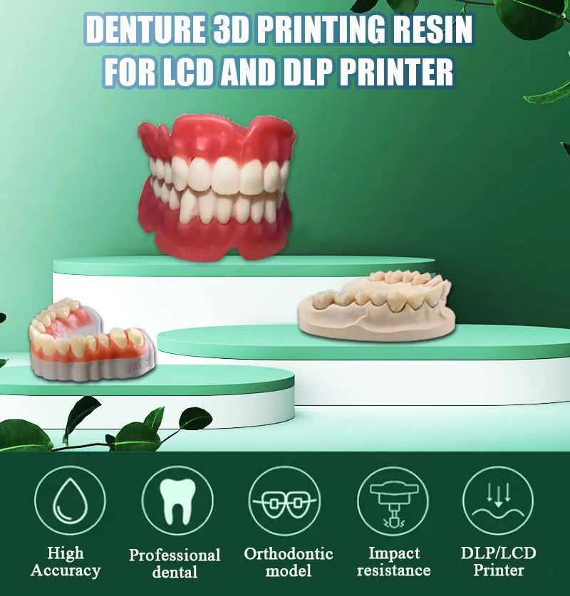 RENCONGZHONG 405nm Wavelength Gingival Resina Dental Flexible 3D Dental ...
